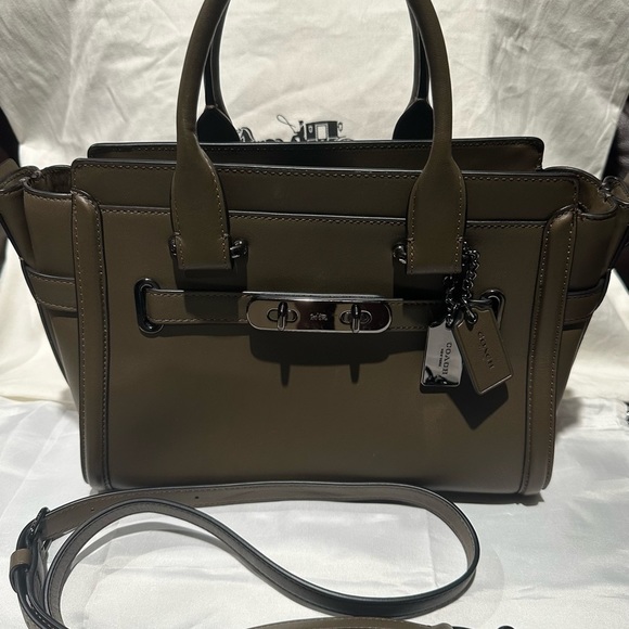 Coach | Bags | Coach Swagger 27 Cocoa With Gunmetal Hardware Nwot ...
